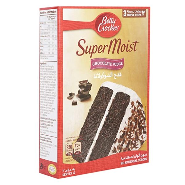 Betty Crocker Super Moist Chocolate Fudge Mix 500g in Kenya | Monty's