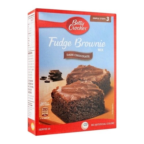 Betty Crocker Fudge Brownie Mix Dark Chocolate 500g in Kenya | Monty's