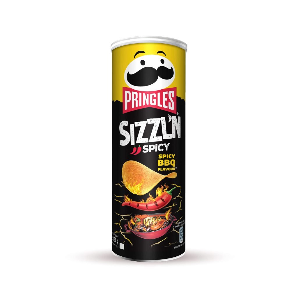 Pringles Sizzln Spicy BBQ Flavour 160g in Kenya | Montys Kenya